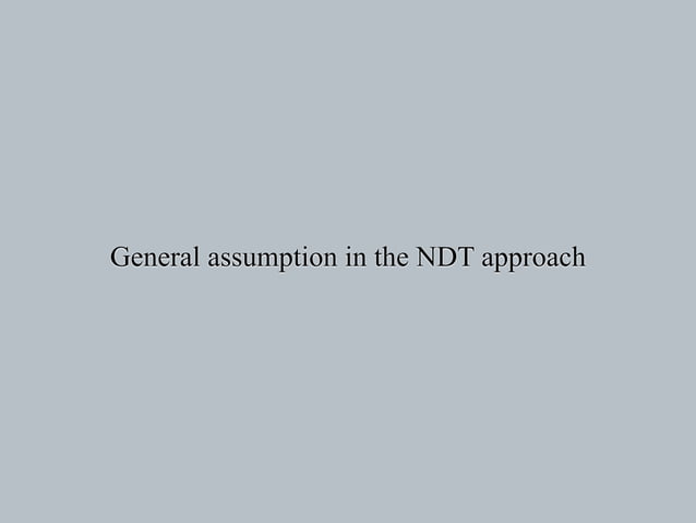 Neurodevelopmental Therapy (NDT) | PDF