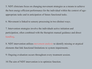 Neurodevelopmental Therapy (NDT) | PDF