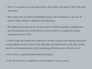 Neurodevelopmental Therapy (NDT) | PDF
