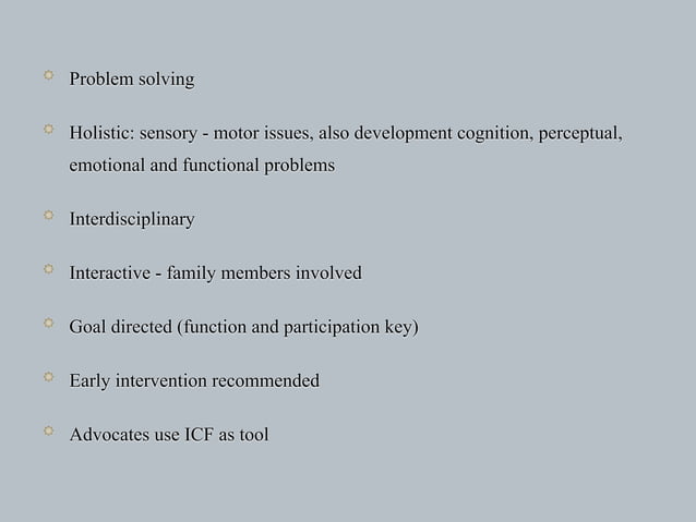 Neurodevelopmental Therapy (NDT) | PDF
