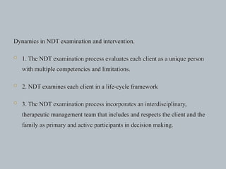 Neurodevelopmental Therapy (NDT) | PDF