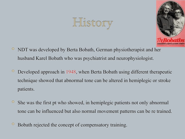 Neurodevelopmental Therapy (NDT) | PDF