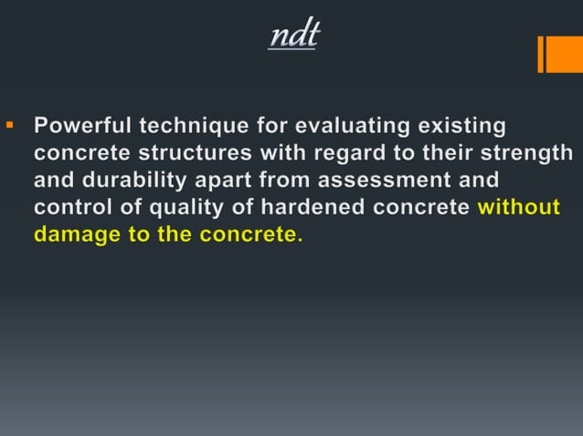 Non-destructive testing | PPT