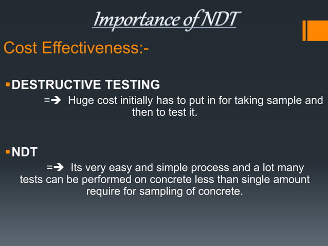 Non-destructive testing | PPT