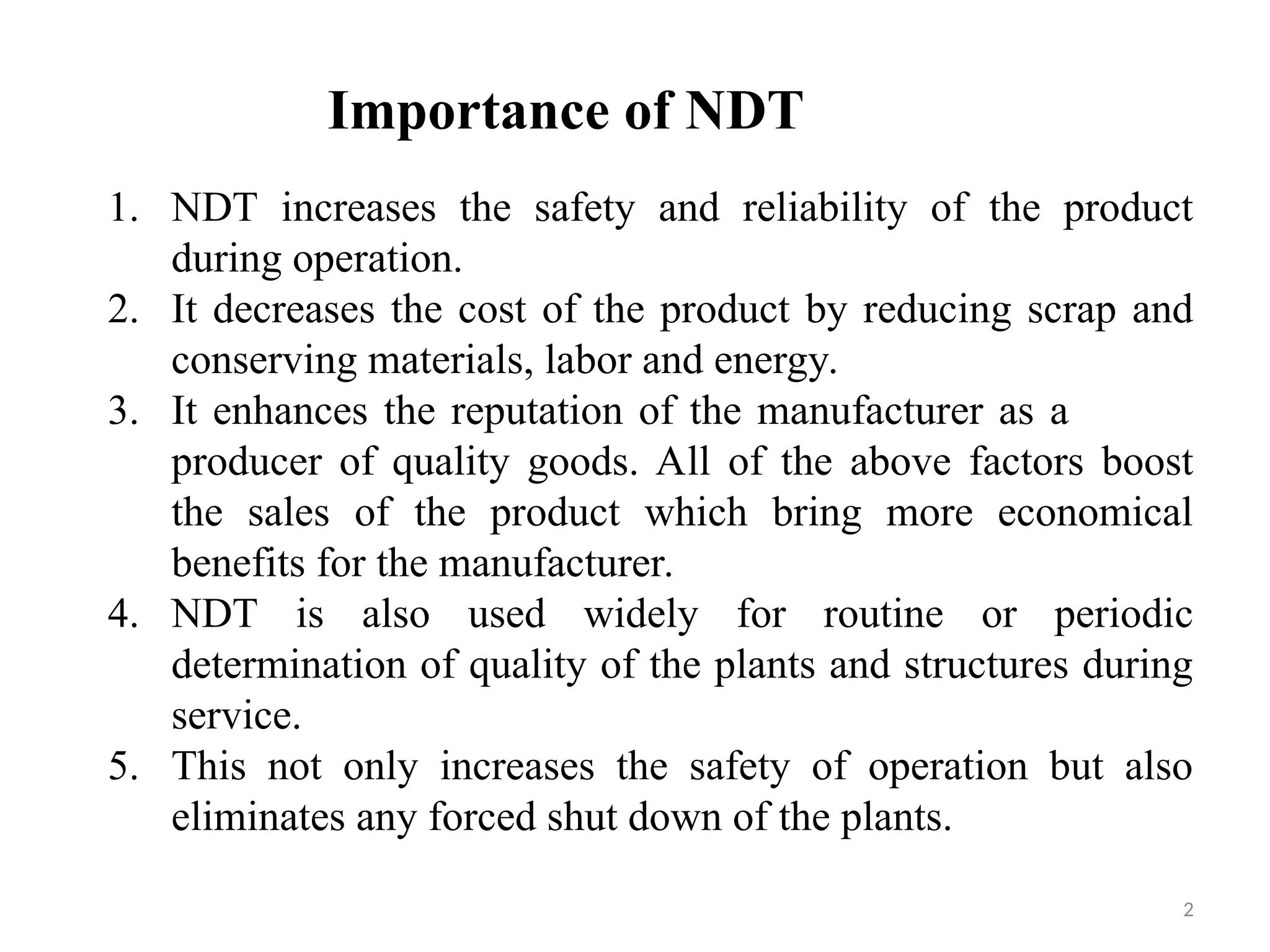 NDT, HOW TO PERFORM NON DESTRUCTIVE TEST AND WHY OT IS SO IMPORTANT | PPT