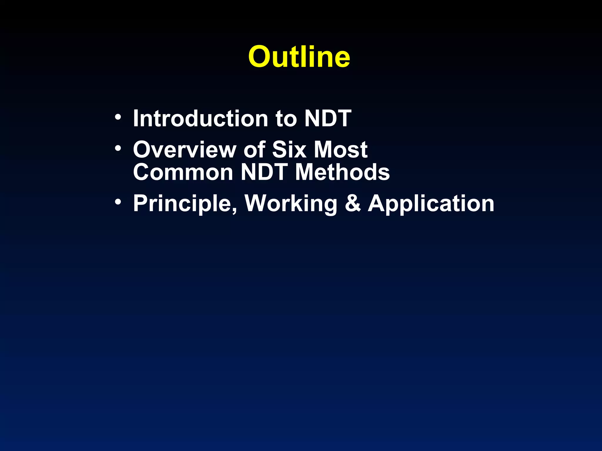 NDT presentation | PPT