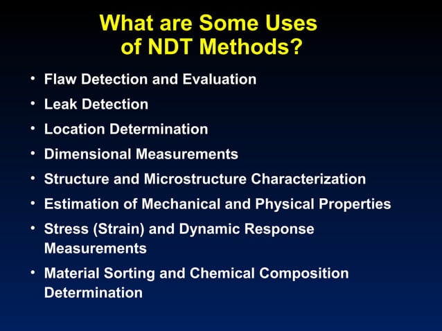 NDT presentation | PPT
