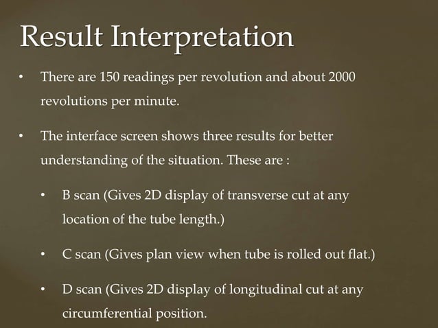 Tubular Non Destructive techniques (Remote field testing and Internal ...