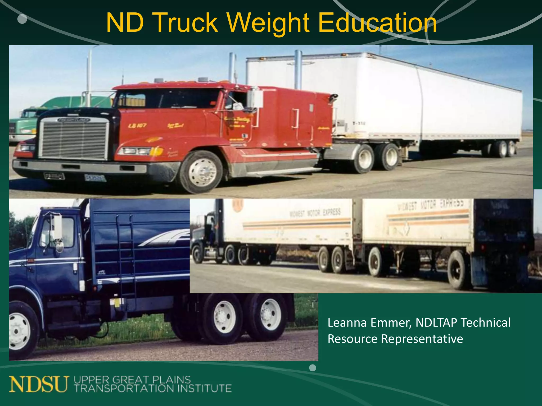 North Dakota Truck Weight Education | POTX