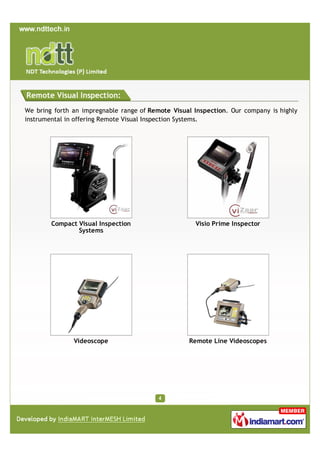 NDT Technologies (P) Limited, Navi Mumbai, Ultrasonic Testing System | PDF