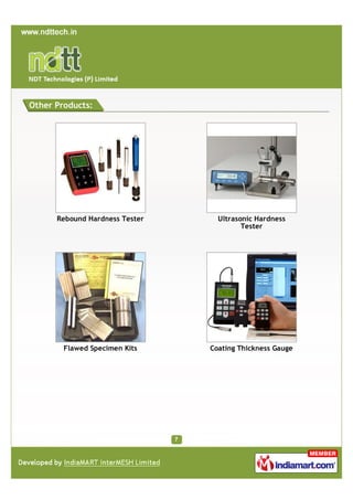 NDT Technologies (P) Limited, Navi Mumbai, Ultrasonic Testing System | PDF