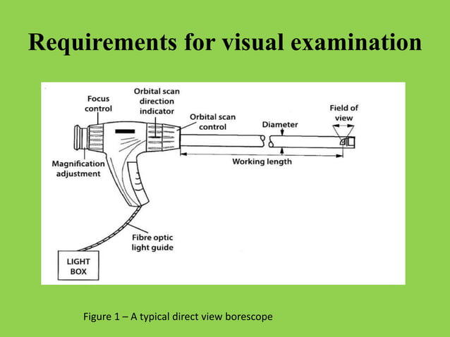 Ndt visual inspection | PPTX | Medical Tests | Medical Health