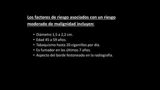 Nódulo pulmonar solitario | PPTX