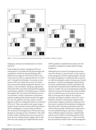 Nódulos pulmonares | PDF