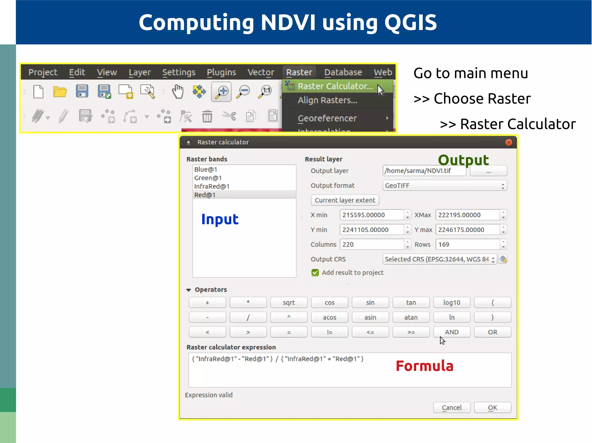How To Calculate Ndvi Using Qgis Pdf