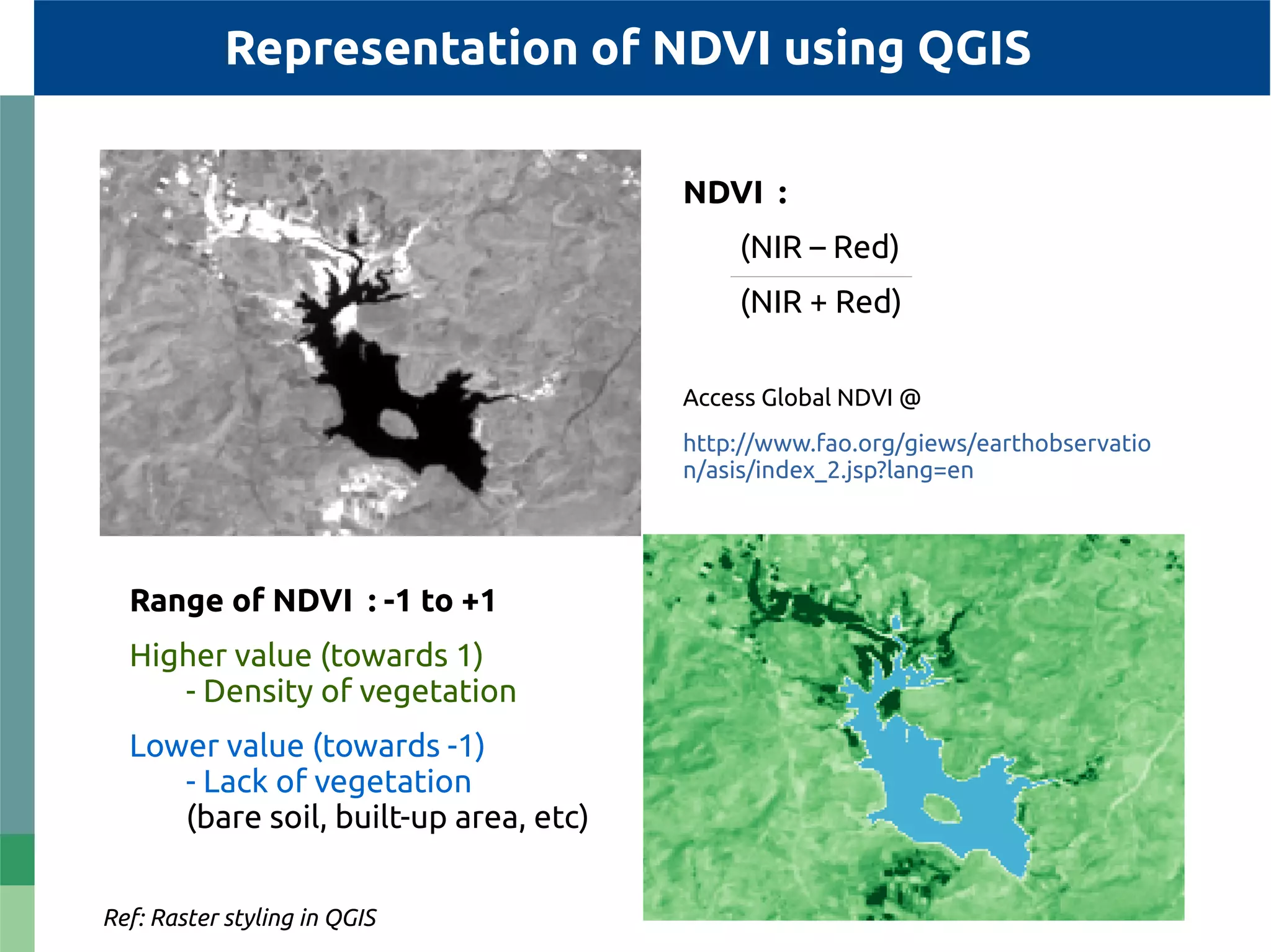 How to calculate NDVI using QGIS | PDF