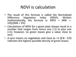 Ndvi | PPTX