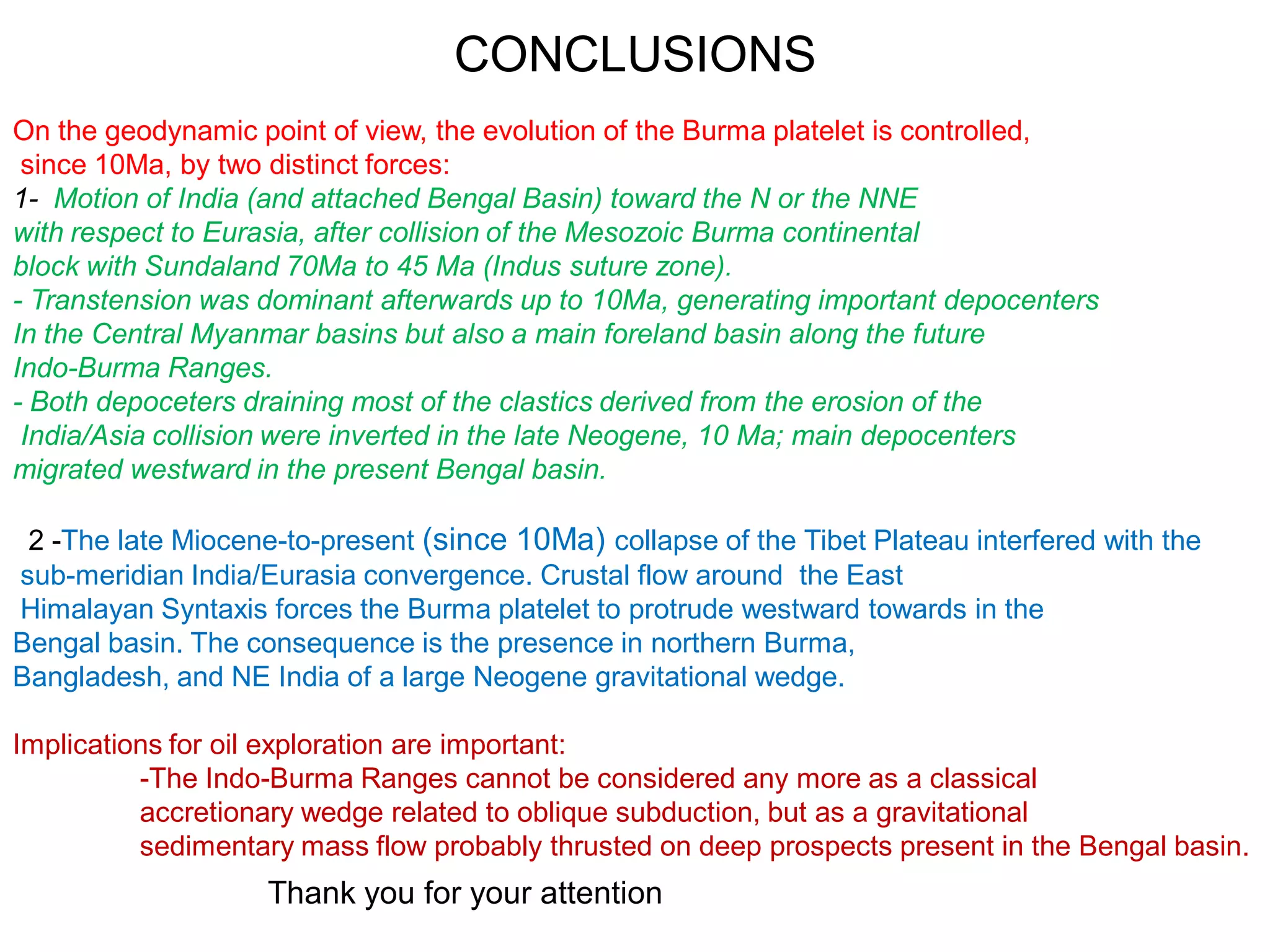 Cenozoic Geodynamic Evolution of the Burma-Andaman Platelet* by Claude ...