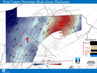 Range Resources Maps & Analysis of Upper Devonian Shale in PA | PDF