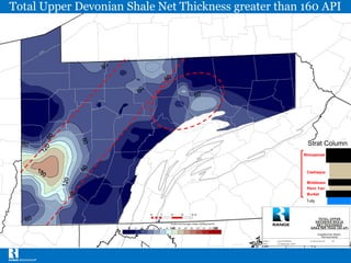 Range Resources Maps & Analysis of Upper Devonian Shale in PA | PDF