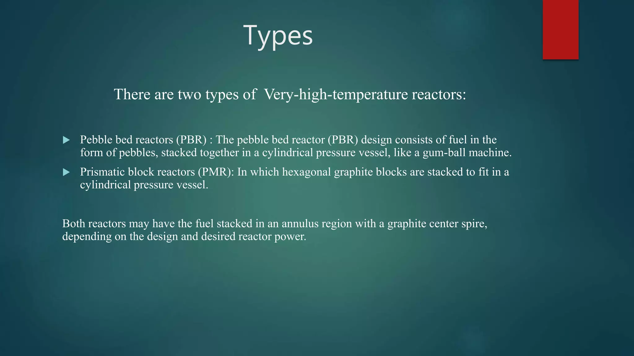 Very-high-Temperature Reactor | PPTX