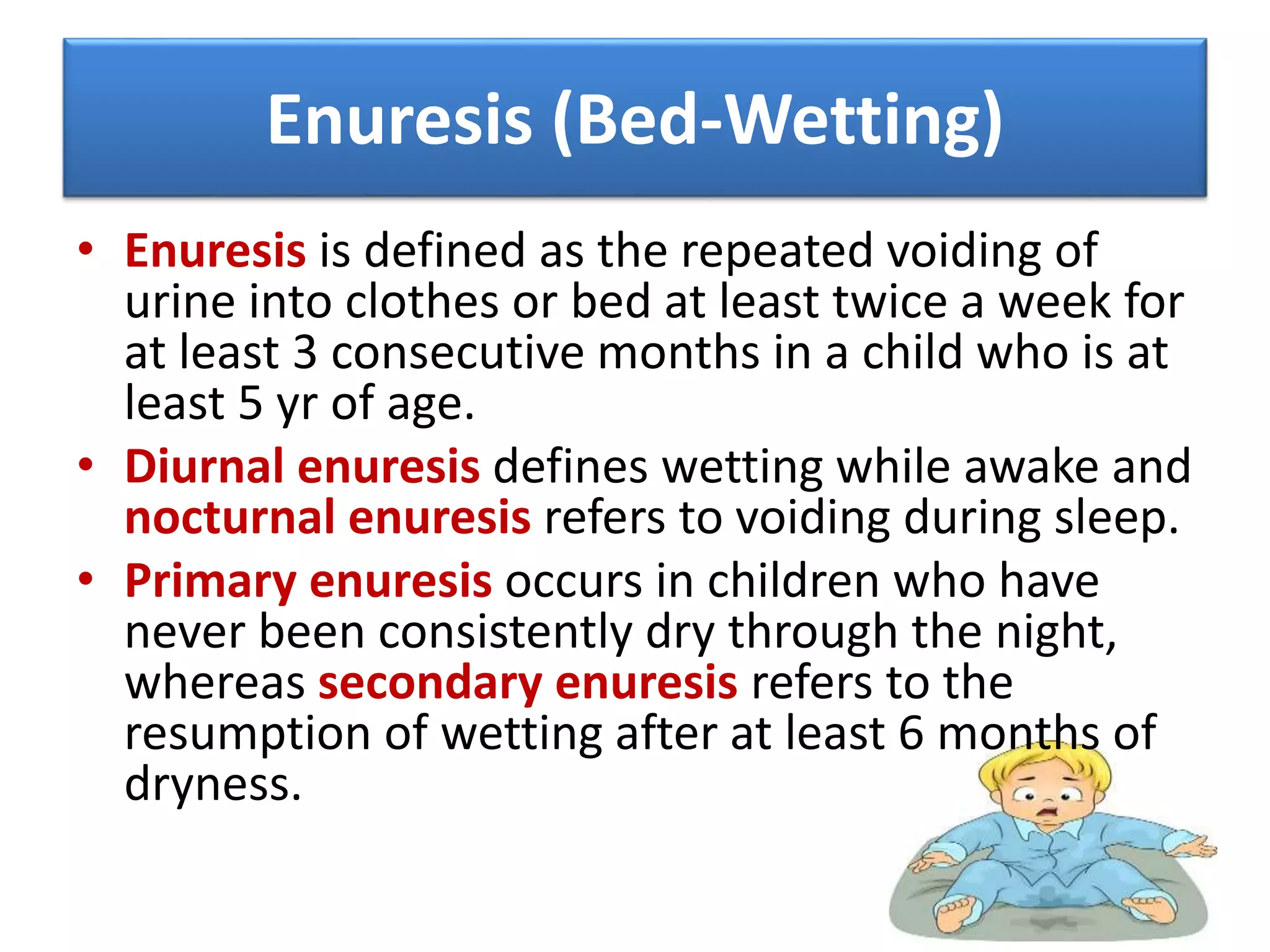 Nocturnal Enuresis | PPTX