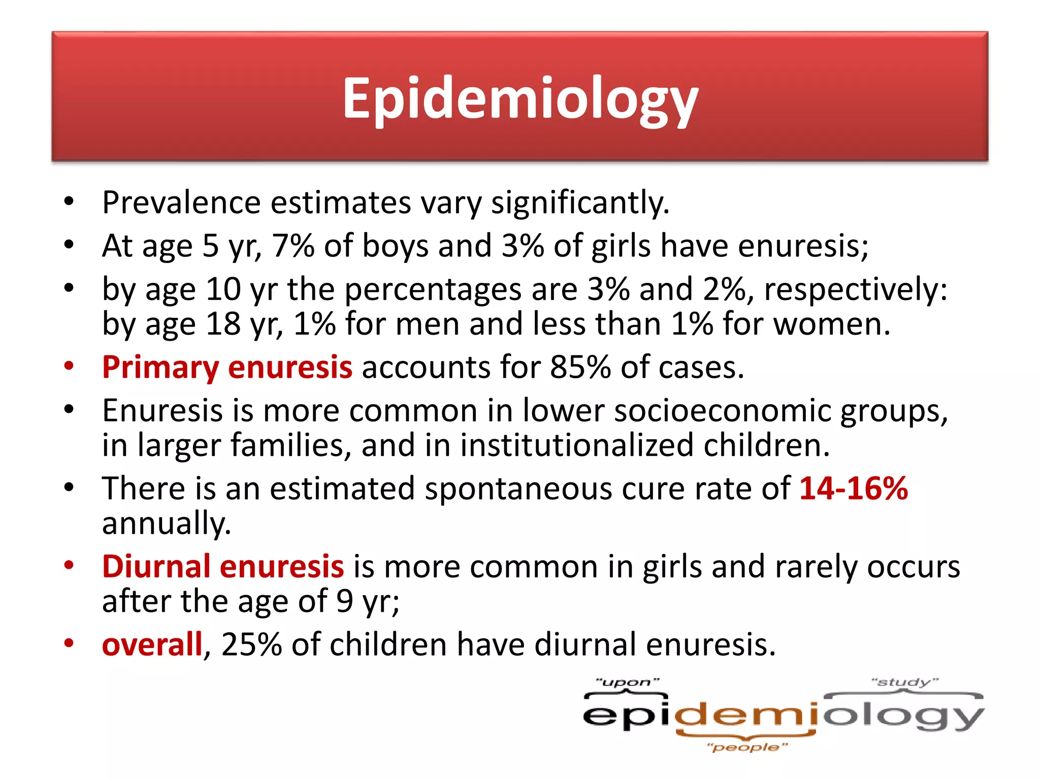Nocturnal Enuresis | PPTX