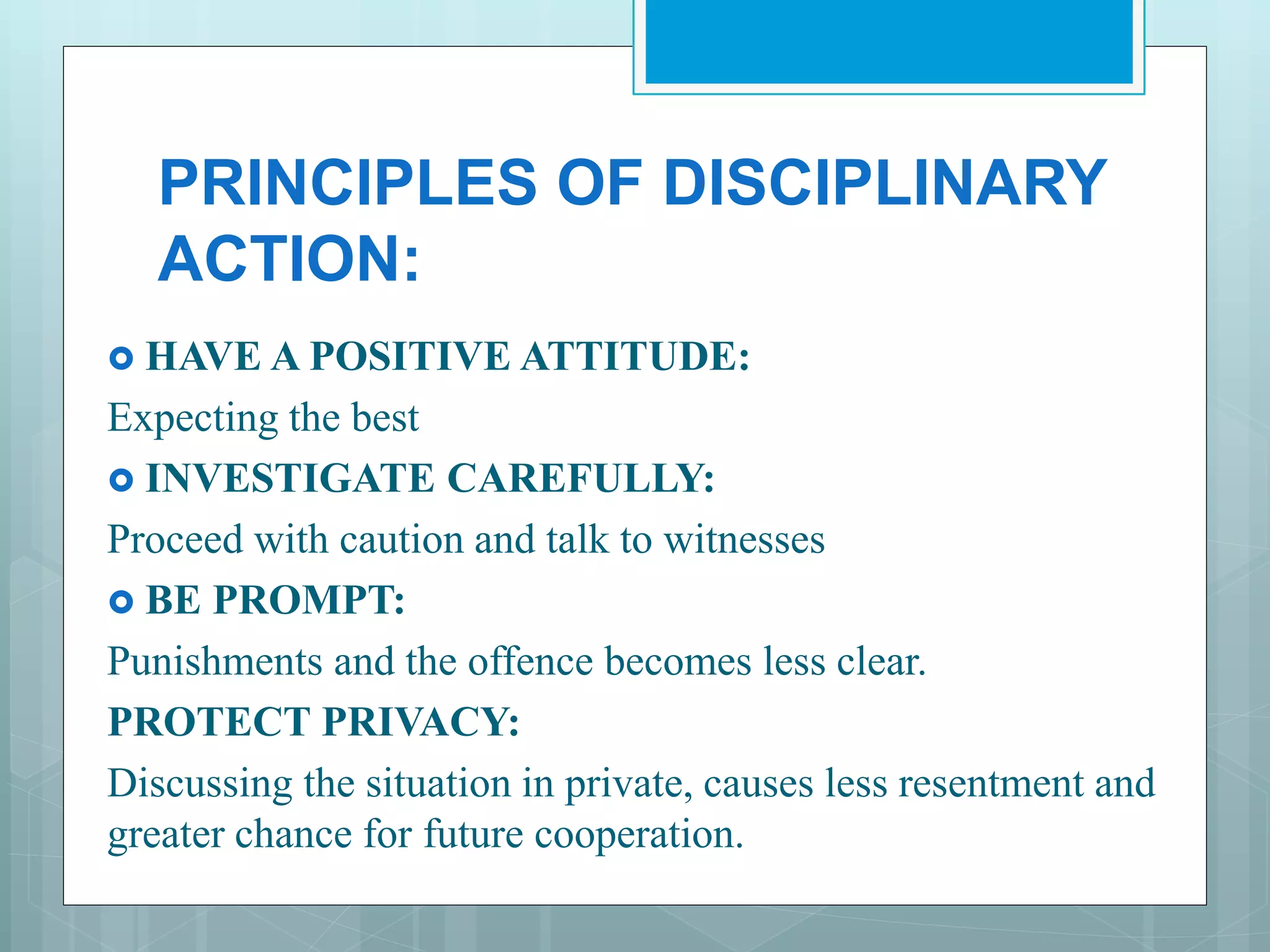 Discipline and recruitment | PPTX