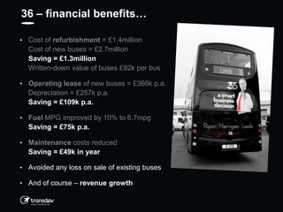 The number 36 bus route - innovation in public transport | PPT