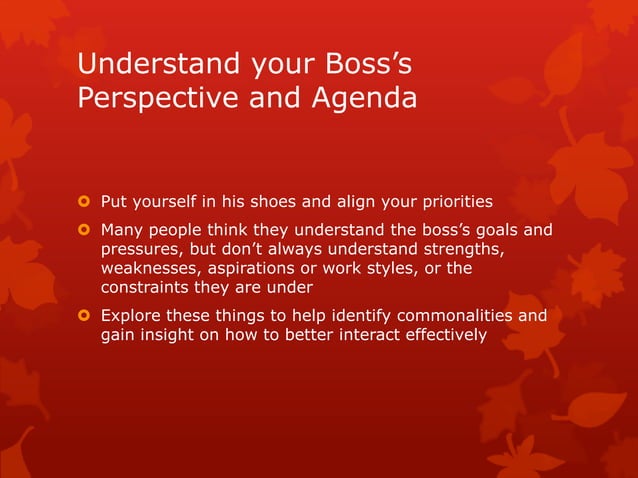 Managing Up: Engaging your supervisor in productive ways | PPTX