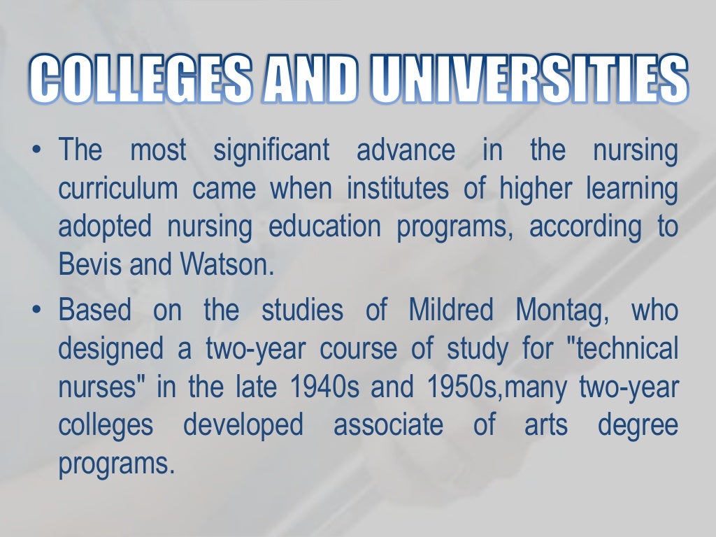 Nursing Curriculum Development