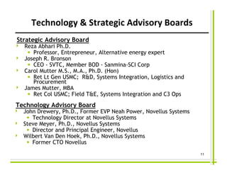 Neah Power Investor Presentation | PDF
