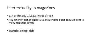 Nea intertextuality | PPTX | Music Video | Genres