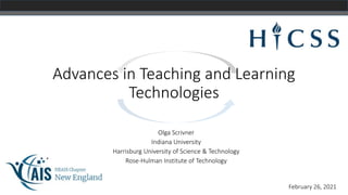 HICSS ATLT: Advances in Teaching and Learning Technologies | PPT