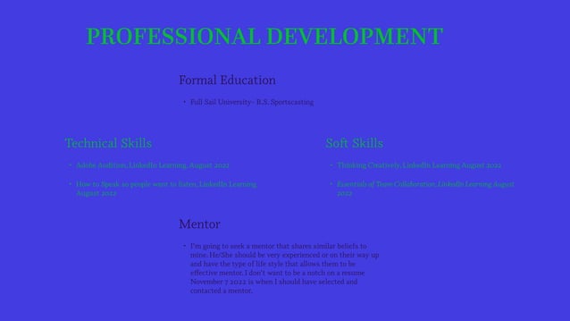 Personal Brand Exploration - Aaron Neal | PPT | Free Download