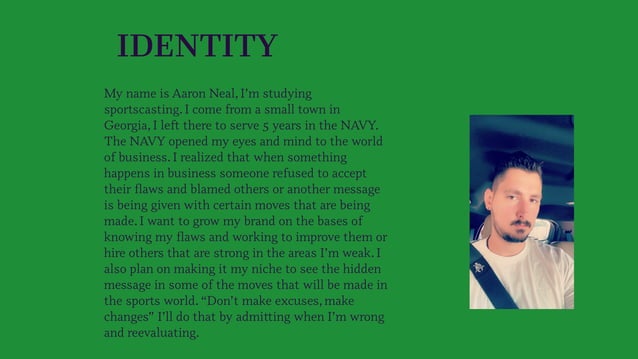 Personal Brand Exploration - Aaron Neal | PPT | Free Download