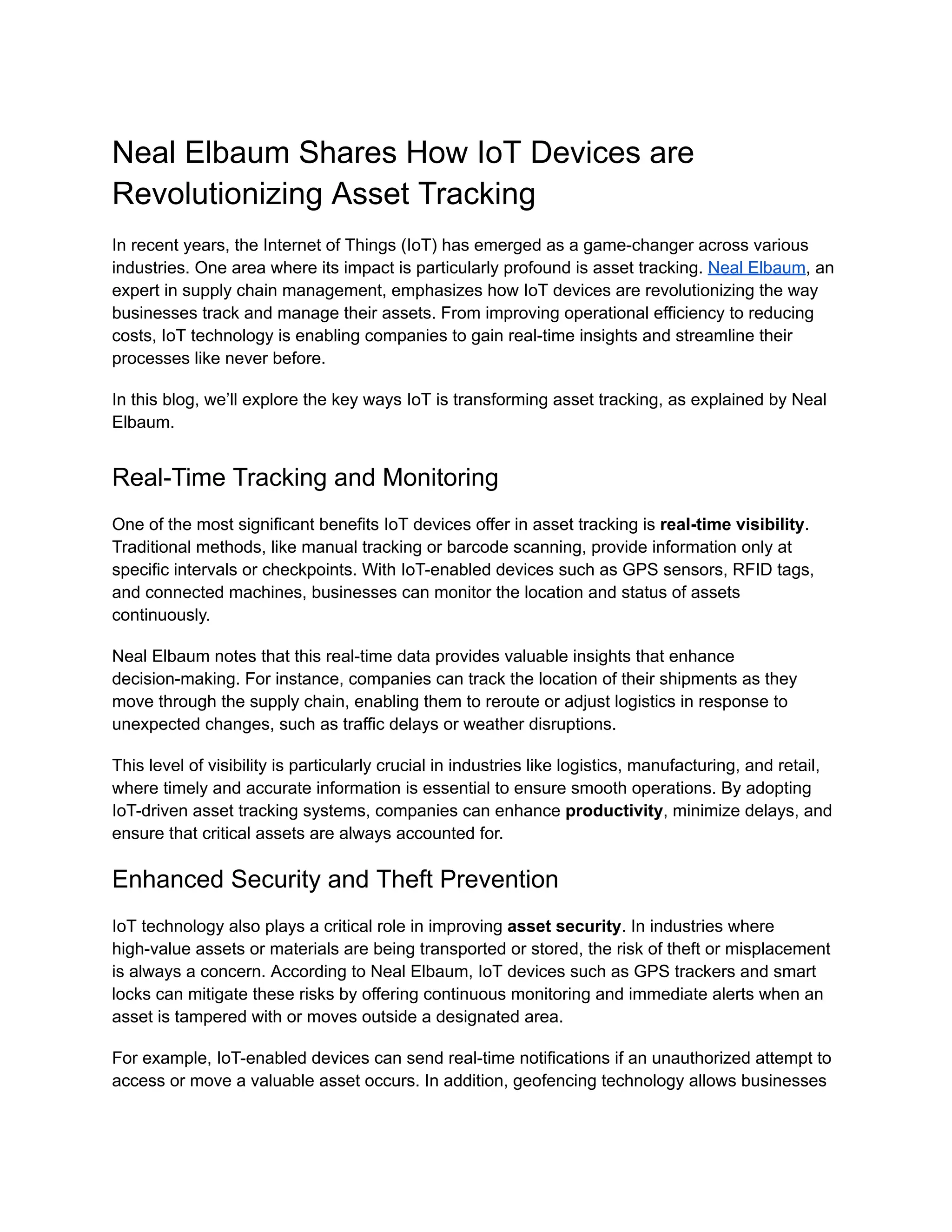Neal Elbaum Shares How IoT Devices are Revolutionizing Asset Tracking.pdf