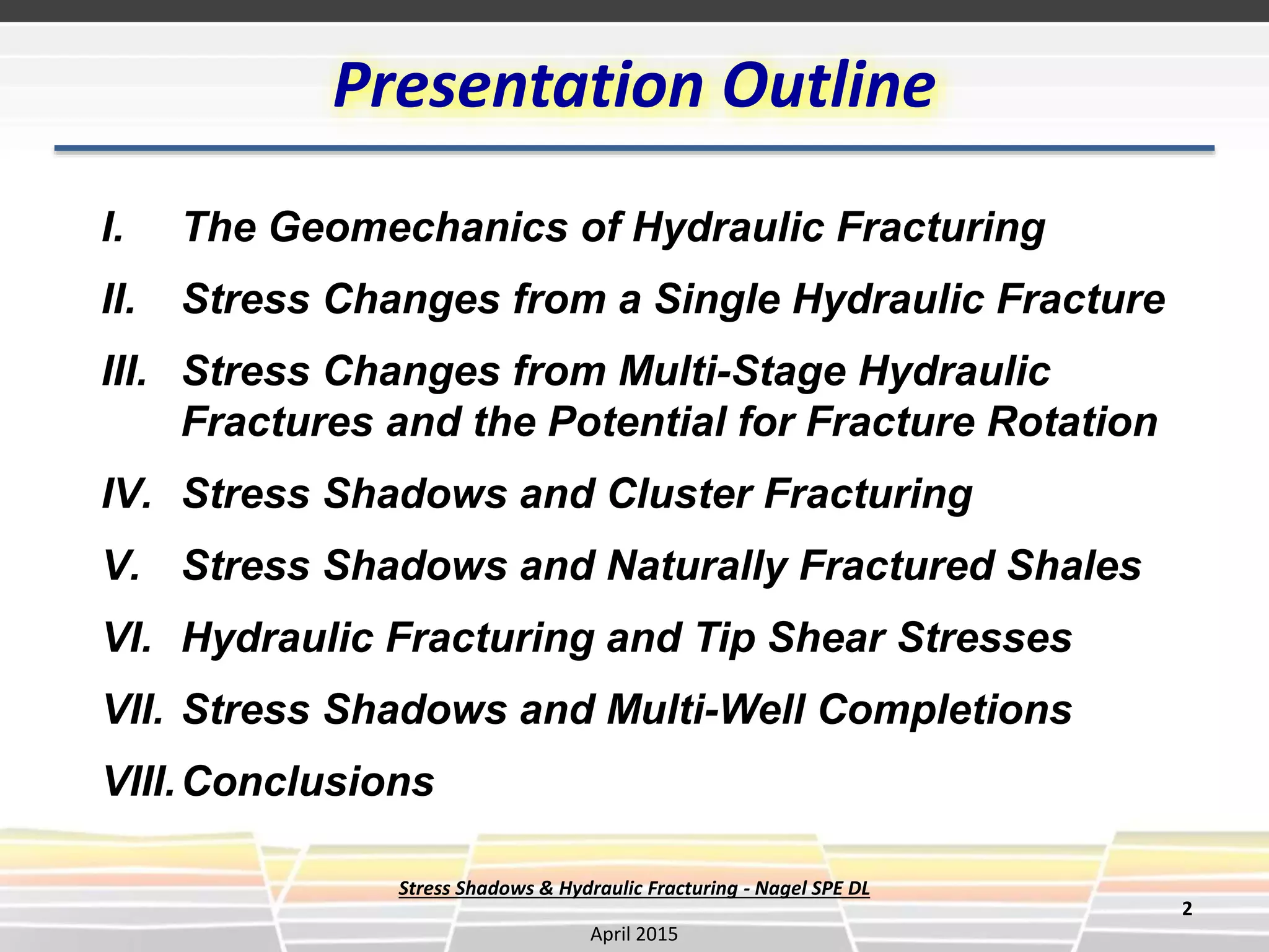 Stress Shadows: How and Why They Can Affect Hydraulic Fracturing in ...