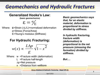 Stress Shadows: How and Why They Can Affect Hydraulic Fracturing in ...