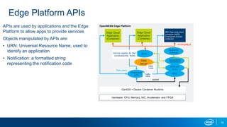 Enabling the Deployment of Edge Services with the Open Network Edge Services Software (OpenNESS ...