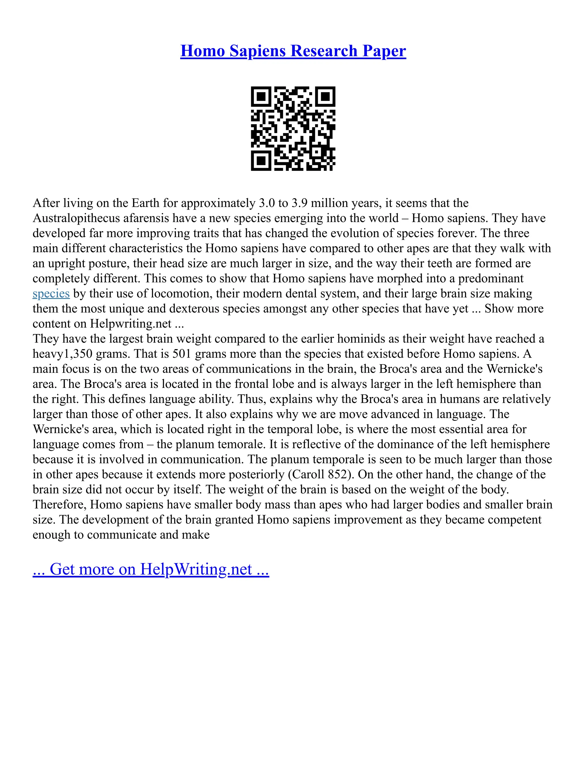 Neanderthal Vs Homo Sapien Theory | PDF