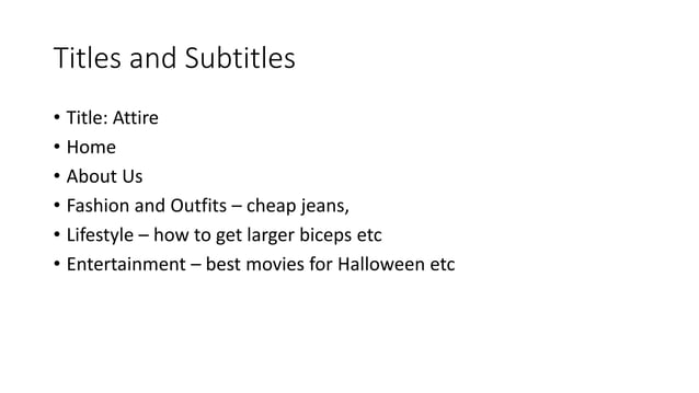 Nea planning task 8 | PPTX