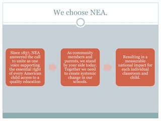 Nea power point fnl | PPSX | Education industry | Industries
