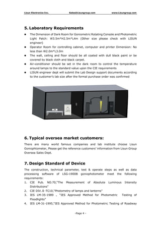 LISUN Near field-type-c-goniophotometer LSG-1900B | PDF