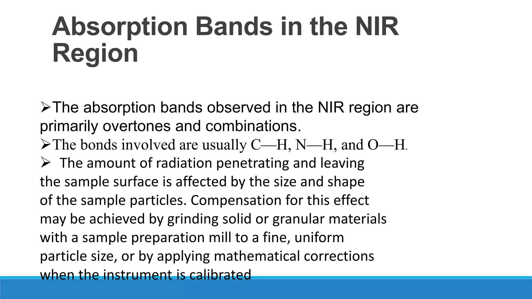 Near infrared spectroscopy-Food analysis | PPTX