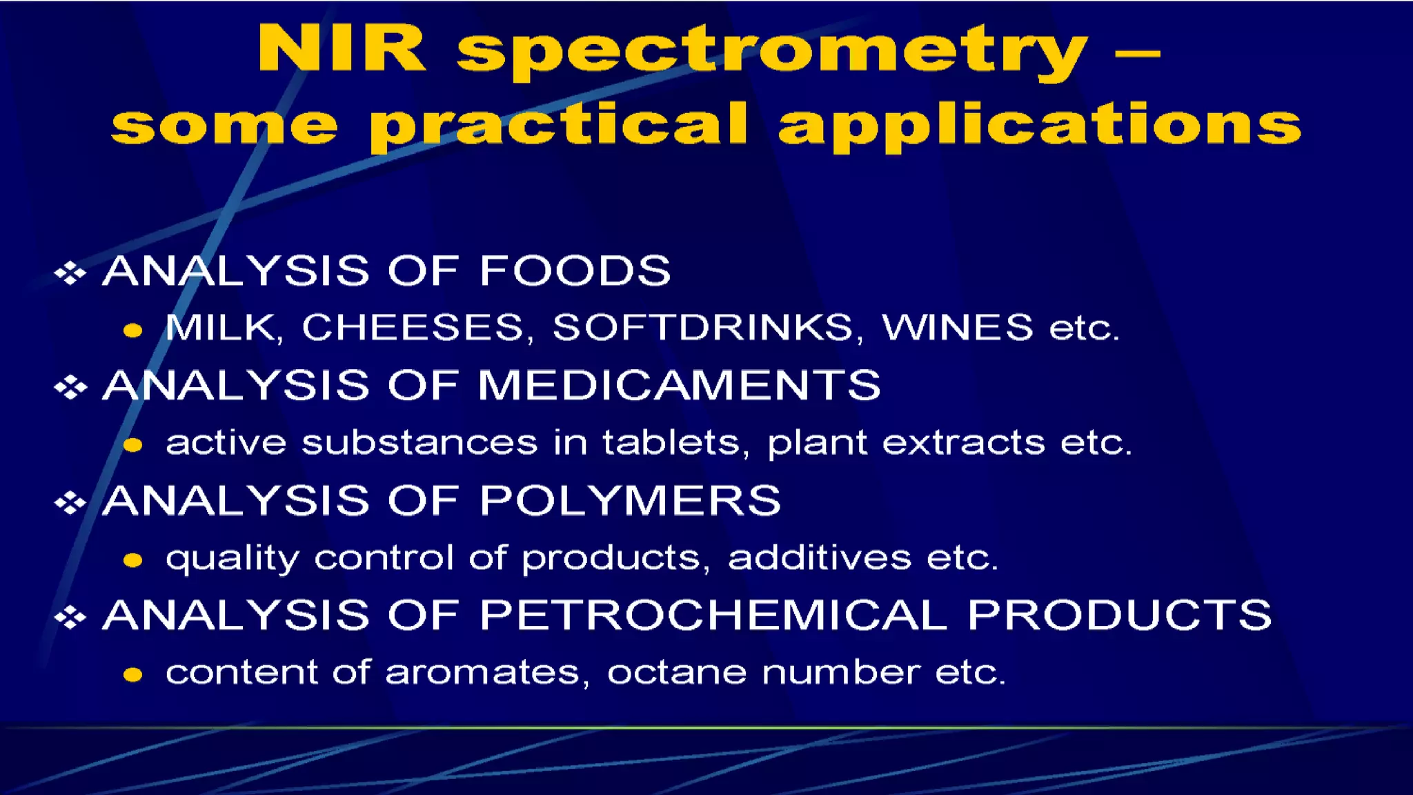 Near infrared spectroscopy-Food analysis | PPTX