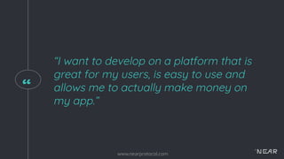 NEAR Protocol at the Decentralized Summit 2019 | PDF