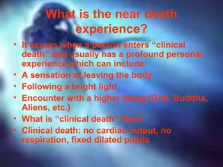 Near death experience | PPT