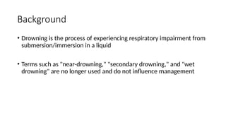 near drowning. diagnosis and treatment pptx | PPT