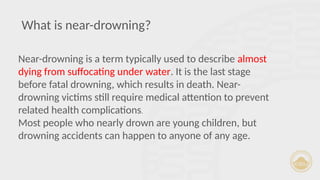 near drowning. diagnosis and treatment pptx | PPTX
